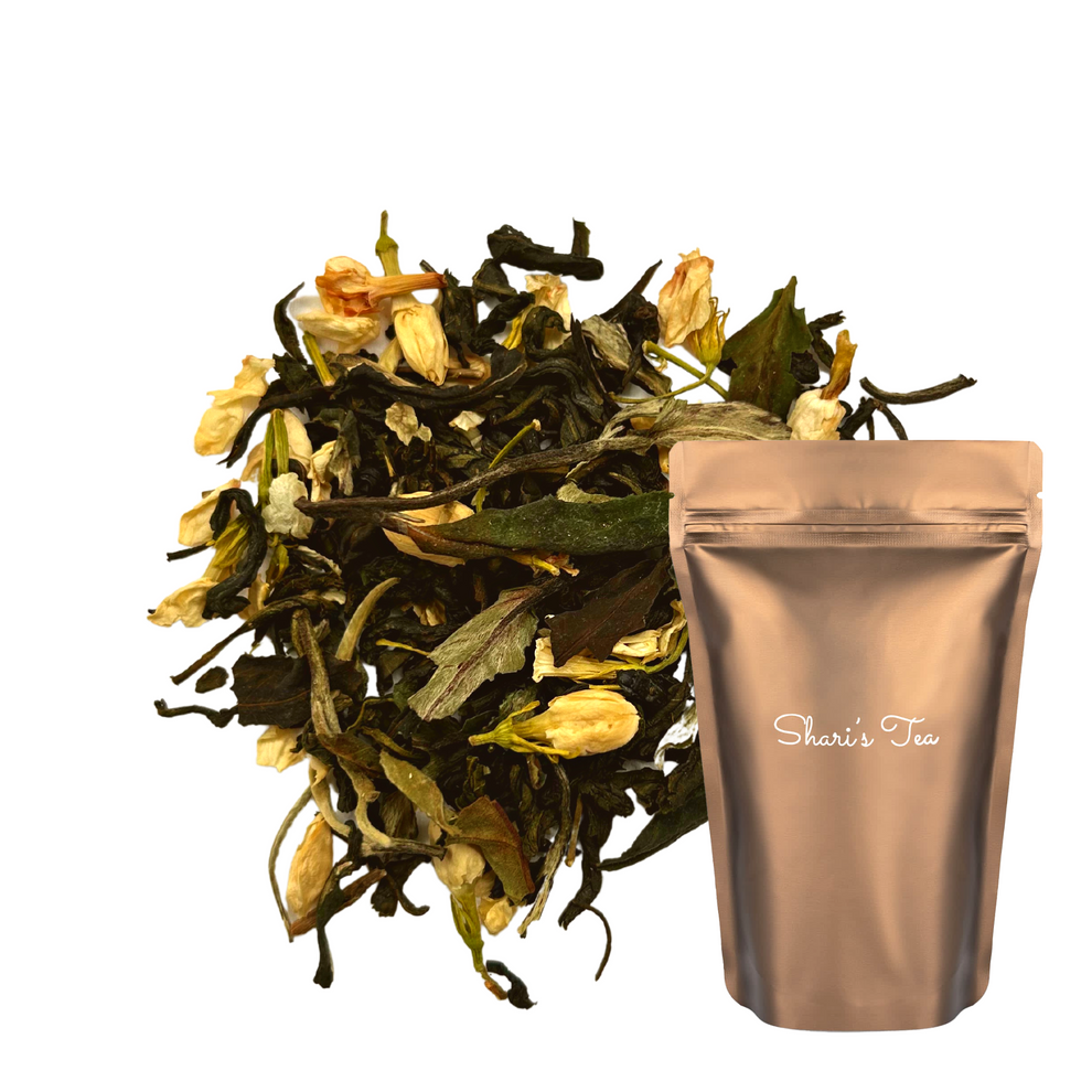 Lychee Jasmine Green Tea - Premium Loose Leaf Tea Blend - Shari's Tea